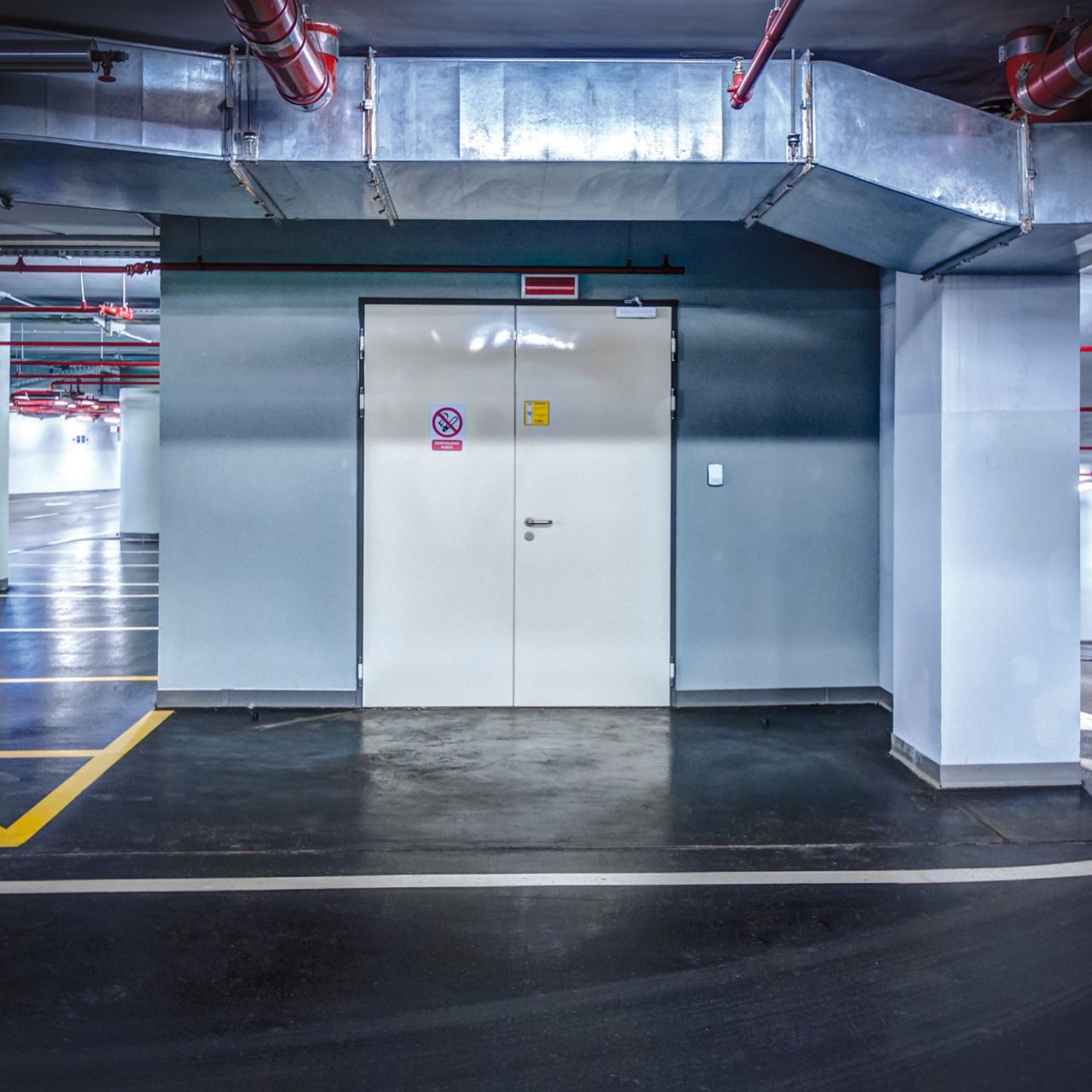 Steel fire doors / double-leaf FERRO 62 fire | ASSA ABLOY